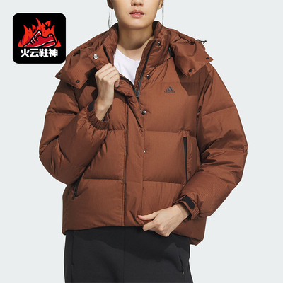 Adidas/阿迪达斯正品W PUFFY DOWN JK女士保暖羽绒服IW0773