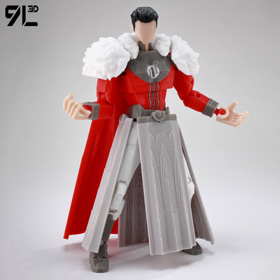 9L3D多关节可动人偶无敌少侠帝王马克幸运13手办玩具拼装模型礼物