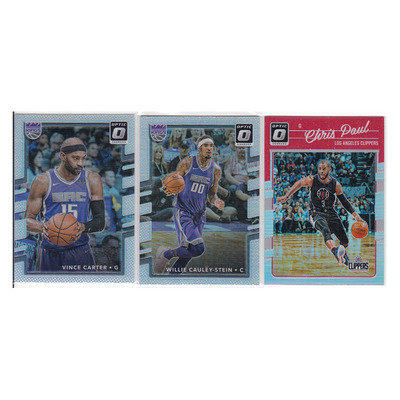 球星卡 文斯卡特 斯坦恩克里斯保罗 折射 帕尼尼17-18 16-17optic