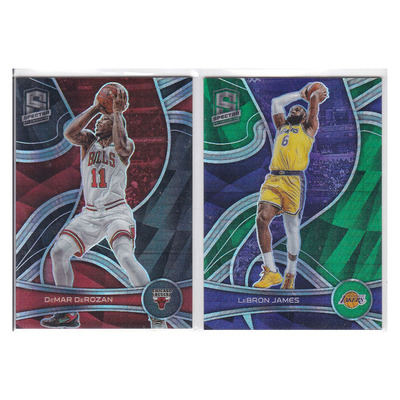 球星卡 德罗赞 勒布朗詹姆斯波纹折射帕尼尼21-22spectra