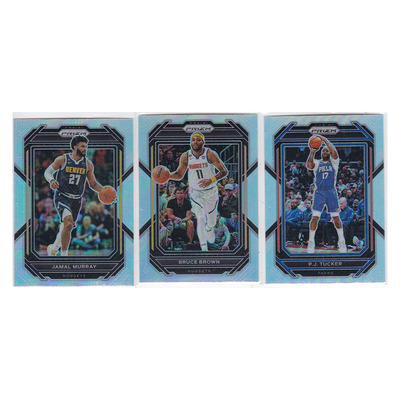 球星卡 贾马尔穆雷 布鲁斯布朗 PJ塔克 银折射 帕尼尼22-23prizm