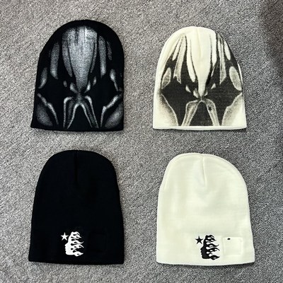 Hellstar Studios Sample Beanie Hat针织休闲高街毛线冷帽