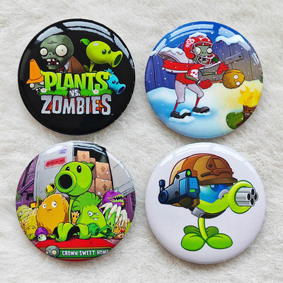 植物大战僵尸周边徽章胸针
