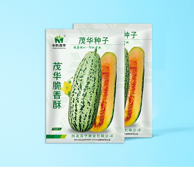 中科茂华瓜果种子脆香酥甜瓜种子花皮牛角蜜橘肉橘瓤甜薄皮酥脆