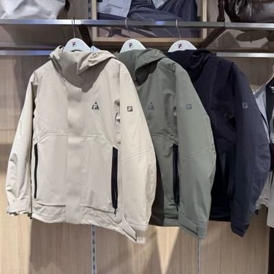 男装冬季新款羽绒冲锋衣两件套