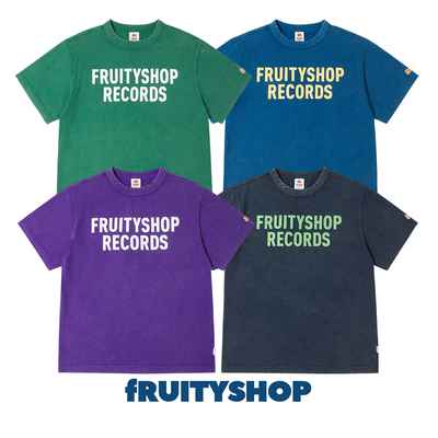 fRUITYSHOP厂牌字母Logo短袖