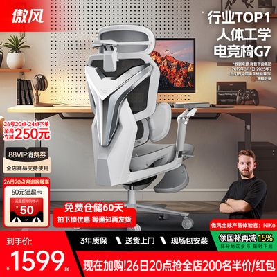 傲风G7电竞椅人体工学网椅