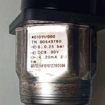 JUMO 401011/000 压力传感器0..0，25bar