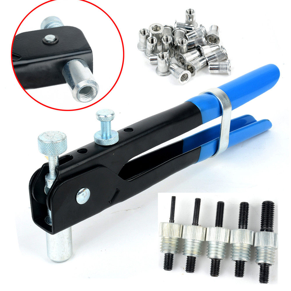 2023 New 86pcs Rivet Nut Tool Kits M3-M8 Threaded Rivet Nut_虎窝淘