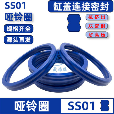 SS01哑铃型油缸盖连接密封圈油封