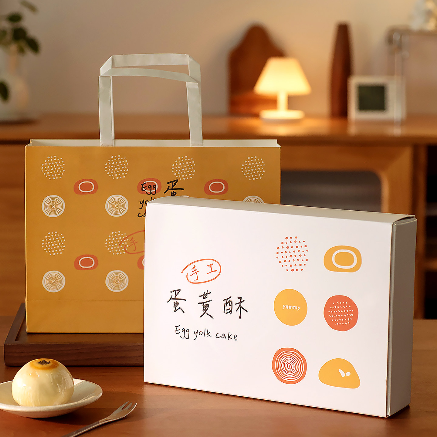 2026新款6粒蛋黄酥包装盒苏式月饼糕点中秋节高档礼盒烘焙包装盒