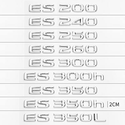 雷克萨斯ES数字标车标尾标
