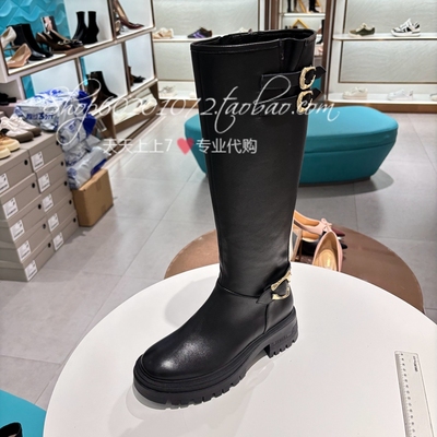 莱尔斯丹2025冬女靴高筒靴骑士靴