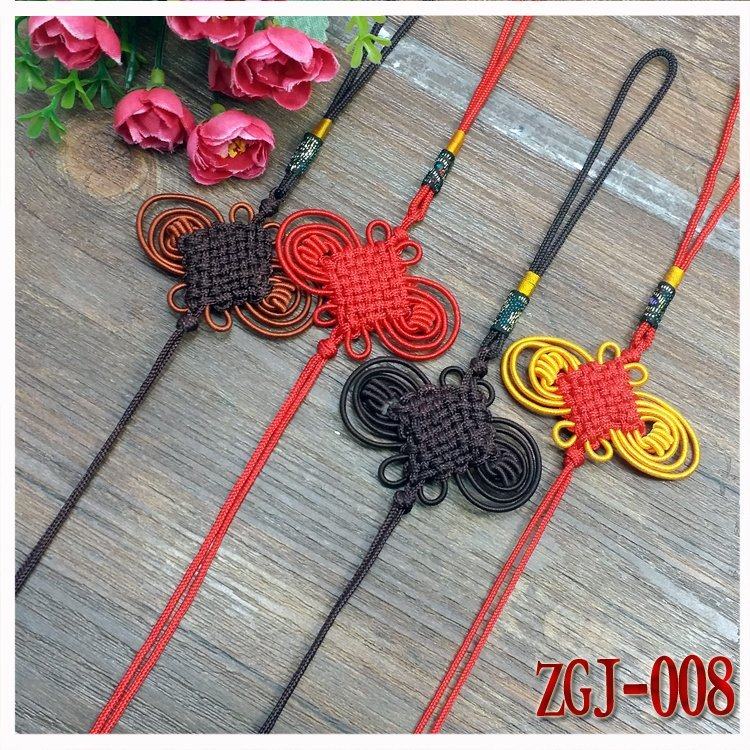 ZGJ-008秒杀8盘灯笼中国结挂件小号半成品流苏穗子DIY包邮_虎窝淘