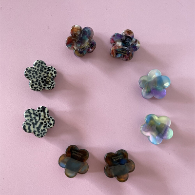 法国小花发夹发饰可爱荐11