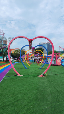 雾森水雾门圆环景观仙景