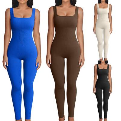 Jumpsuit Sexy Tummy Sleeveless One-piece Jumpsuit