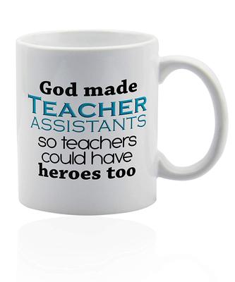 新款ins网红趣味Teacher assistant陶瓷咖啡牛奶马克茶水杯礼物