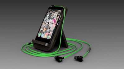 简易Razer Hammerhead战锤狂鲨BT无线耳机3D模型图纸 STEP格式