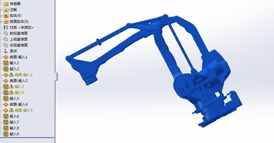 日本安川码垛机器人MOTOMAN MPL800设计模型图纸 stp 机械臂建模