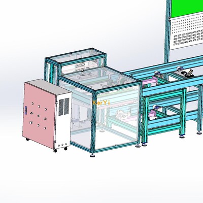 倍速链生产线(车位锁倍速链组装流水线)3D模型 SolidWorks设计