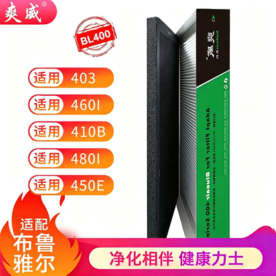 布鲁雅尔空气净化器滤网400系列