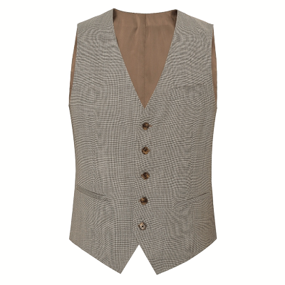 威斯康尼男西装马甲羊毛面料