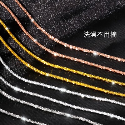 钛钢女波光粼粼满天星闺蜜项链