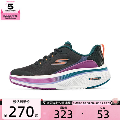 SKECHERS斯凯奇女子GO RUN ELEVATE运动休闲鞋129002-BKMT