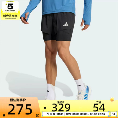 adidas阿迪达斯男子adi365 2in1 M运动休闲短裤KE8215