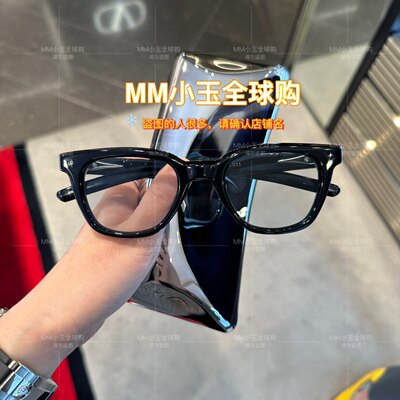 GM抗蓝光眼镜架 GAUSS黑框蓝镜片 返校款式眼镜