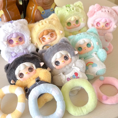 【确认款】正版现货氧氧yooki喵喵夏日派对毛绒潮玩盲盒挂件礼物