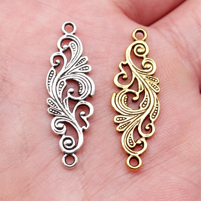 20个/包 30x10mm 多色DIY饰品配件祥云连接件 ABD-C13328