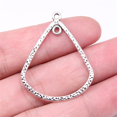 10个/包 39x31mm多色 配件手工DIY 水滴耳环吊坠 ABD-C15029