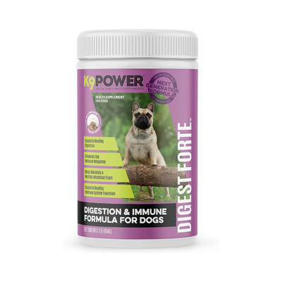 美国直邮 K9 Power Digest Forte for Dogs 狗用高级消化免疫454g