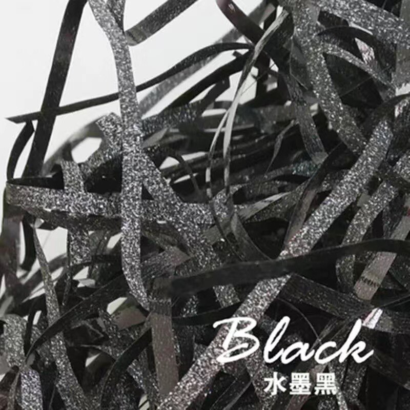 闪光拉菲草碎纸装饰礼盒填充物创意铺垫草喜糖盒
