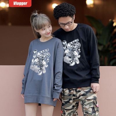 长袖潮纯棉薄日常青年四季舒适