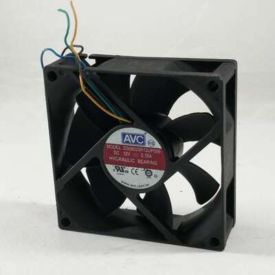 奇宏/AVC 8025 8CM DC12V 0.35A DS08025R12UP059 4针PWM温控风扇