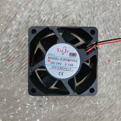 全新 SJ6025HD2 DC24V 0.18A 6025 6CM 机箱服务器散热风扇