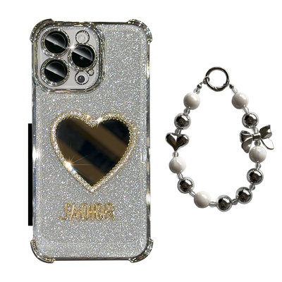 四角气囊防摔苹果镜子手机壳