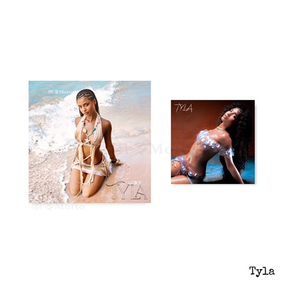 Tyla水洗专辑封面海报墙贴女生卧室背景墙装饰复古美式自粘贴画