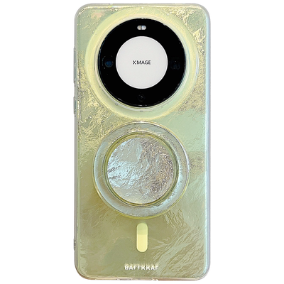 适用华为mate60pro+磁吸手机壳女