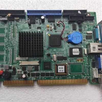 IEI 威强  IOWA-LX-600-R10 REV 1.0 ISA 半长卡工业工控主板