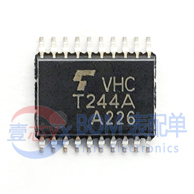 原装进口 TC74VHCT244AFT 丝印:VHC T244A TSSOP-20贴片 驱动芯片