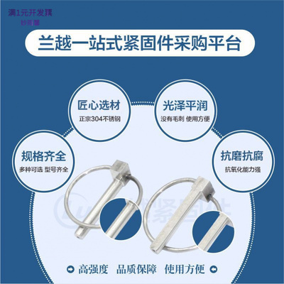 O型销锁销弹簧销DIN11023圆环销