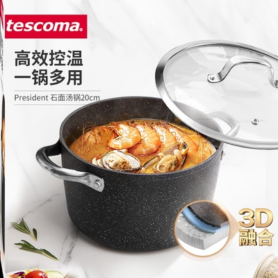 捷克/tescoma PRESIDENT系列 进口不粘奶锅 家用石面汤锅