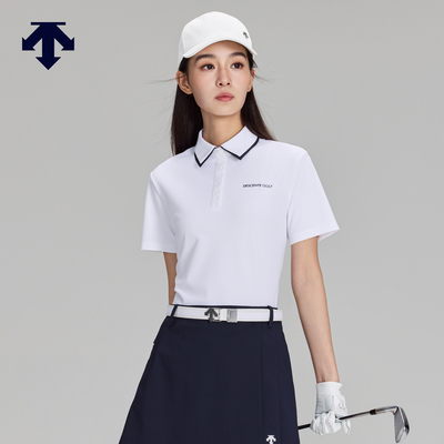 DESCENTEGOLF 迪桑特高尔夫 女士S-CORE系列短袖POLO衫春夏新品
