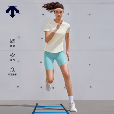 DESCENTE迪桑特WOMEN’S TRAINING女士TOUGH透气速干短袖T恤