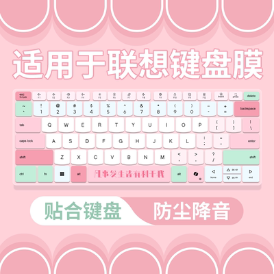 适用于联想 瑞天笔记本电脑 14英寸锐龙R7 8745HS防尘键盘保护膜