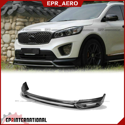 适用于14-17 KIA起亚 Sorento索兰托UM ZE碳纤维改装前唇前铲小包